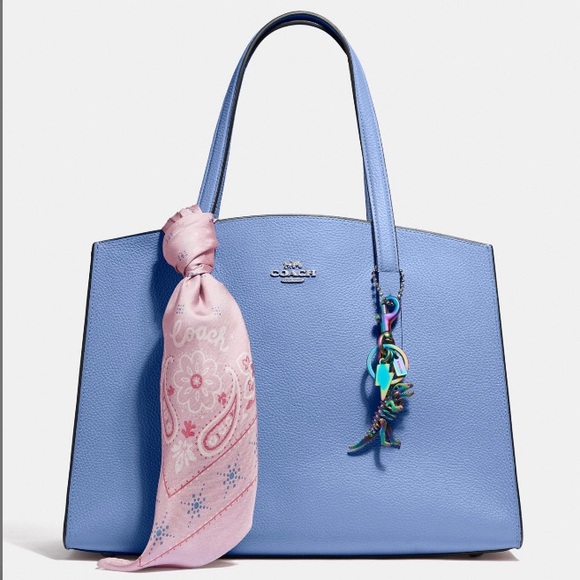 Coach | Accessories | Coach Dinosaur Oil Slick Rainbow Keychain | Poshmark